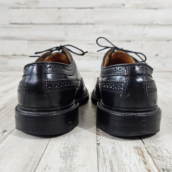 Allen Edmonds | Shoes | Allen Edmonds Macneil Black Longwing Wingtips ...